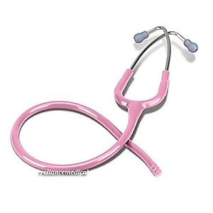 (Stethoscope Binaural) Replacement Tube by Reliance Medical fits Littmann® Classic II PEDIATRIC, Classic II SE, Select, Master Classic II, and Infant Stethoscope - LIGHT PINK TUBING