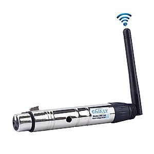CHINLY DMX512 DMX Dfi DJ 2.4G Wireless 1 Receiver LED Lighting Control for LED Stage Par Party Light