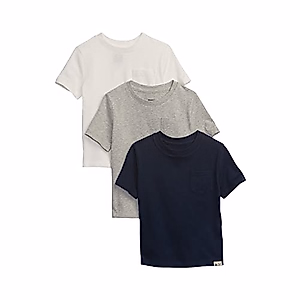 GAP Baby Boys Short Sleeve Pocket T-Shirt T Shirt, Basic Combo, 18-24 Months US
