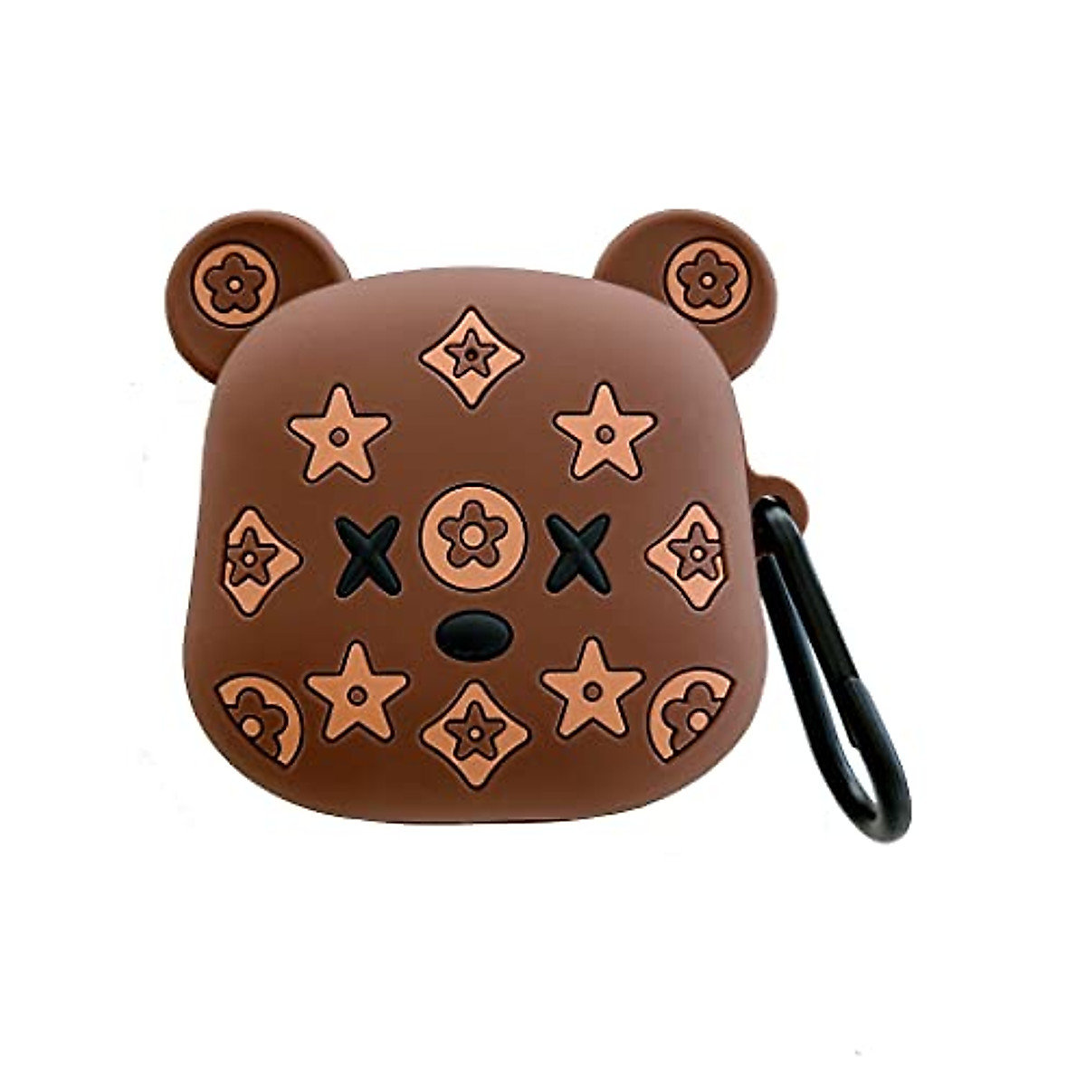 Cute Case for Beats Fit Pro Case Cover 3D Kawaii Funny Food Design Silicone Shell Anti-Fall Cover for Beats Fit Pro Charging Case for Girls Women Boy Men (Beats Fit Pro, Cute Bear)