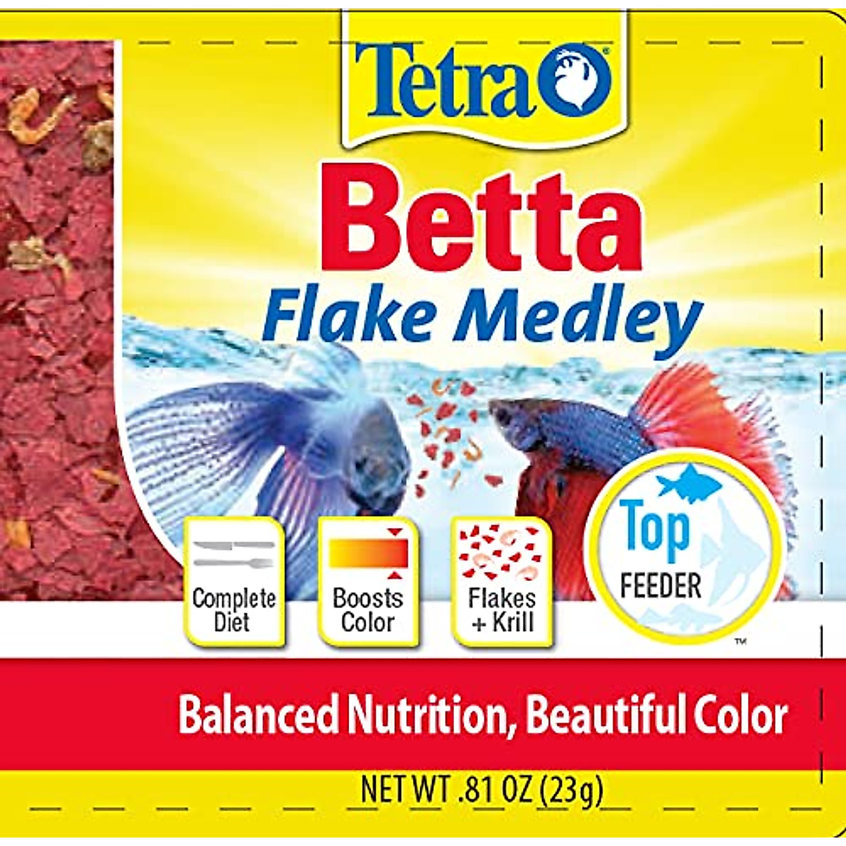 Tetra 16838 BettaMin Flakes, 0.81-Ounce,Blacks & Grays