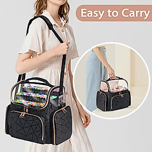 Uross Marker Organizer Case- Marker Storage Case Marker Box Case Marker Storage Marker Bag Pen Organizer Bag Case, Black