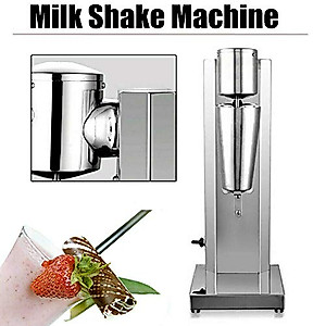 Electric Milk Shaker Maker 180W Stainless Steel Electric Drink Mixer Shake Machine Smoothie Milk Ice Cream Blender with 650ML Cup 110V