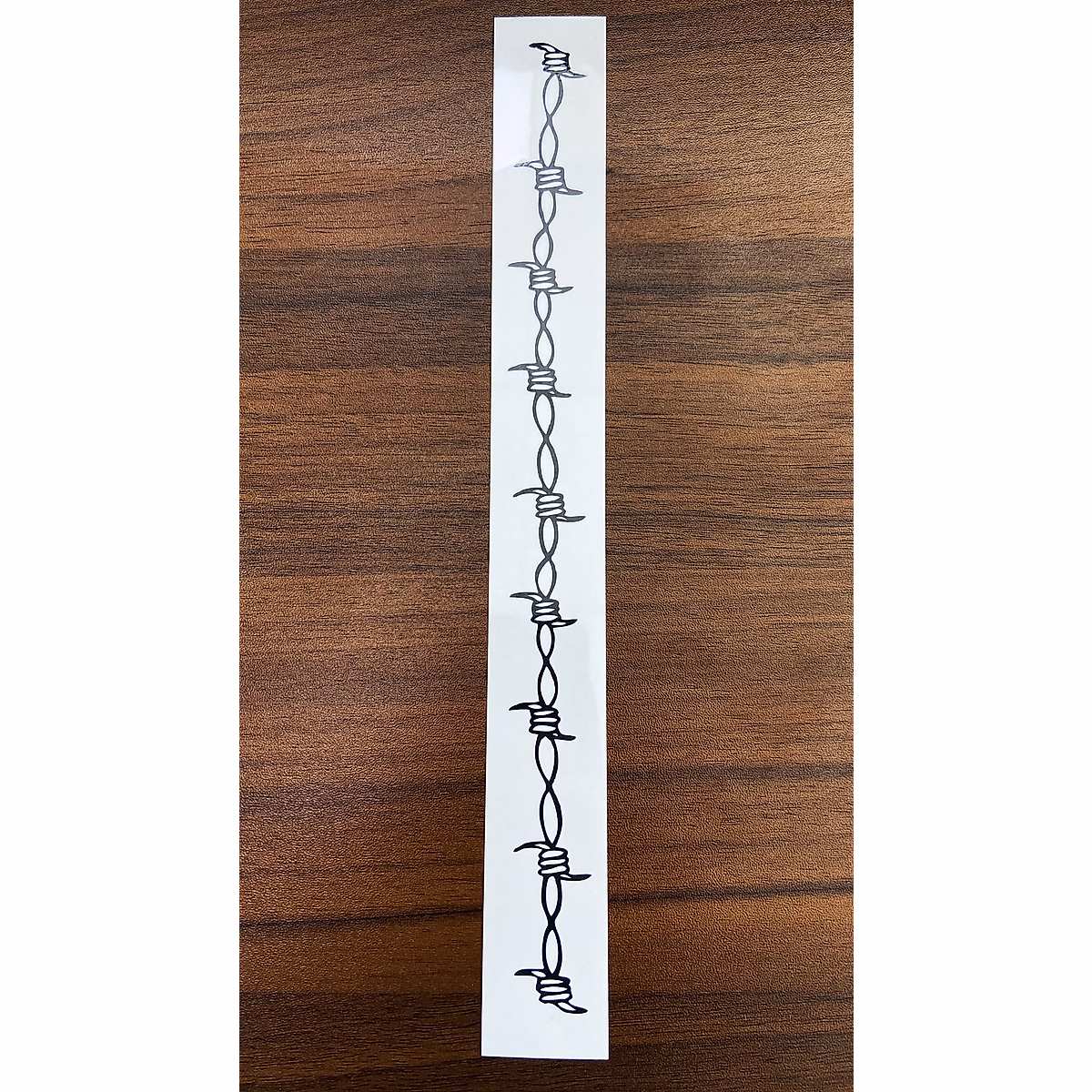 Barbed Wire Temporary Tattoo, Large Barb Wire Tattoo Pamela Anderson Costume Black Fake Tattoos for Halloween Men Women Guys Body Art, 9-Sheet