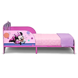 Delta Children Wood and Metal Toddler Bed, Minnie Mouse