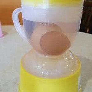 Half Boiled Egg Maker , Half Boil Egg Cooker , Original Malaysian Half Boiled Egg Maker , Half Soft Boiled Egg Maker Boiler Cooker, YELLOW
