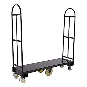 U-Boat Platform Truck Dolly Heavy Duty Utility Cart with Handle, Hand Truck for Warehouses Storage Rooms Transportation Facilities Support to 2000lbs, 60.5 * 15.7 * 52.2in