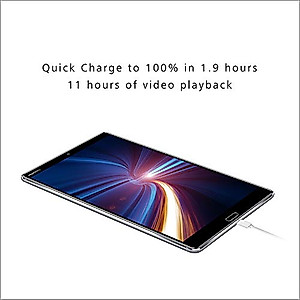 Huawei MediaPad M5 Tablet with 8.4" 2.5D Display, Octa Core, Quick Charge, Dual Harman Kardon-Tuned Speakers, WiFi Only, 4Gb+64Gb, Space Gray (US Warranty)