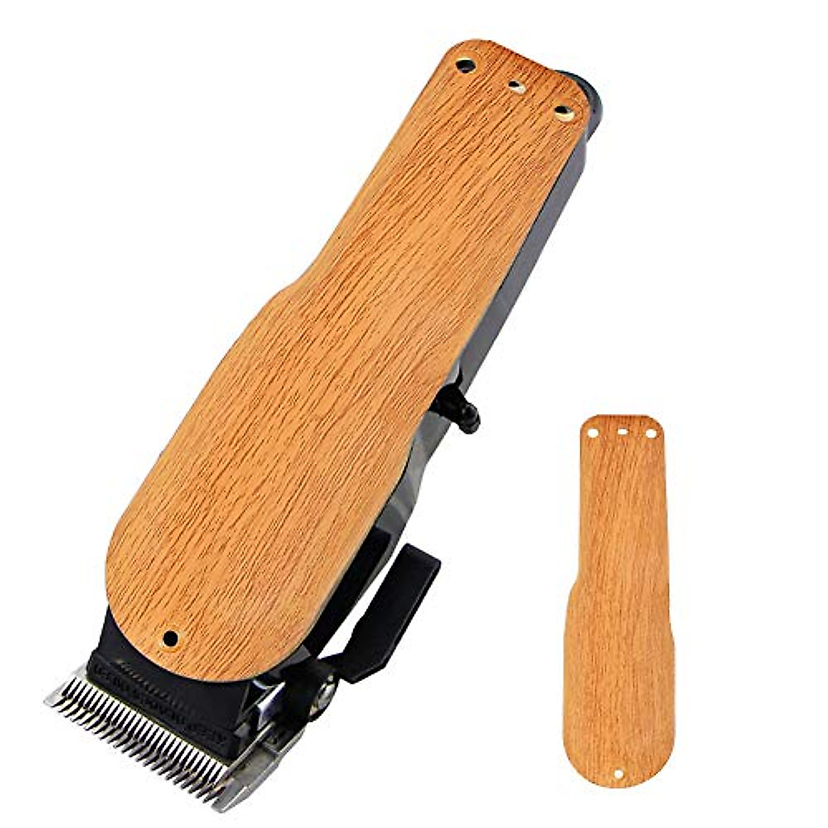 Hair Clipper Replacement Cover Housing Protective Shell for Cordless 8148 Accessory (Electroplate wood grain)