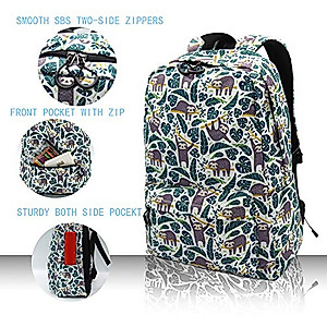 Sloth Backpacks for Girls Follow Your Dream Palm Tree, Sloth, Size Large