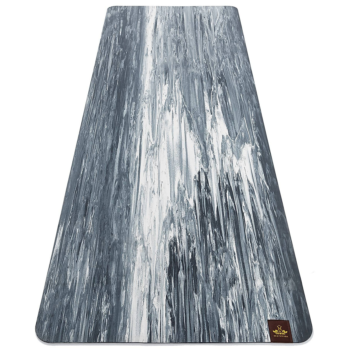 Heathyoga Rubber Non Slip Unbeatable Wet-Grip ProGrip, Double-Sided High Density Hot Yoga Mat, 72”X 24” for Hot Yoga, Ashtanga, Bikram