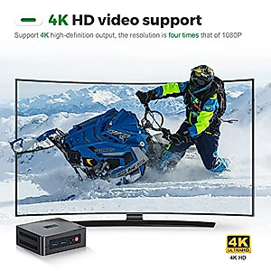 TRIGKEY Mini PC Computer Desktop PC Intel 11th Generation Processors N5095 Micro Computer,16G DDR4 500G M.2 SSD 2280 Green G3, Support Micro PC W10 Pro Dual 4K@60Hz HDMI/WiFi 5/BT