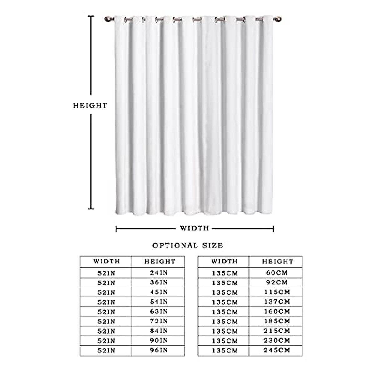 Prime-Home Blackout Curtains for Bedroom, Christmas Grommet Curtains Thermal Insulated Blackout Window Curtains Drapes, Blackout Panel 52"x 24" Cold Winter Snowflakes Blue Backdrop