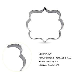 8 Pack Woodland Cookie Cutter Set - Forest Animal Cookie Biscuit Cutters for Baby Shower, Woodland Creatures Baking Molds Stainless Steel Birthday Party Favors