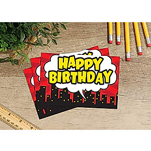 Teacher Created Resources Superhero Happy Birthday Postcard (5605)