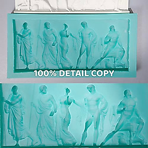 BBDINO Super Elastic Silicone Mold Making Kit, Mold Making Silicone Rubber N.W. 21.16 oz, Liquid Silicone Rubber Mold Making, Ideal for Casting 3D Silicone Molds| Food Molds 1:1 by Volume, Jade Green