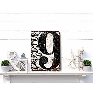 Custom Made Party Of Your Family Size Metal Decor Sign For Kitchen Or Dining Room