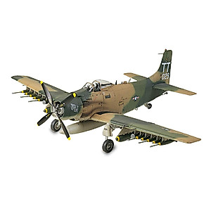 Tamiya 61073 1/48 Douglas A-1J Skyraider USAF Plastic Model Airplane Kit
