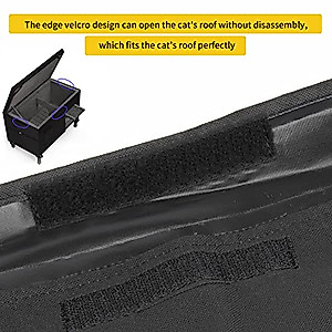 Cat House Cover Outdoor Winter,Feral Cat House Cover Weatherproof -35x22.4x20in (Only Cover)