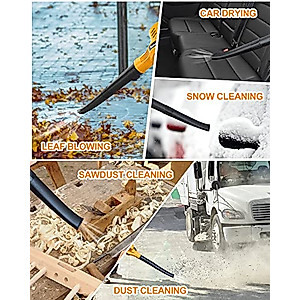 Adedad Leaf Blower Cordless with Battery & Charger, 150 MPH Electric Leaf Blower for Lawn Care, 20V Battery Powered Leaf Blower for Blowing Leaf, Snow, Dusting, Pet Hair