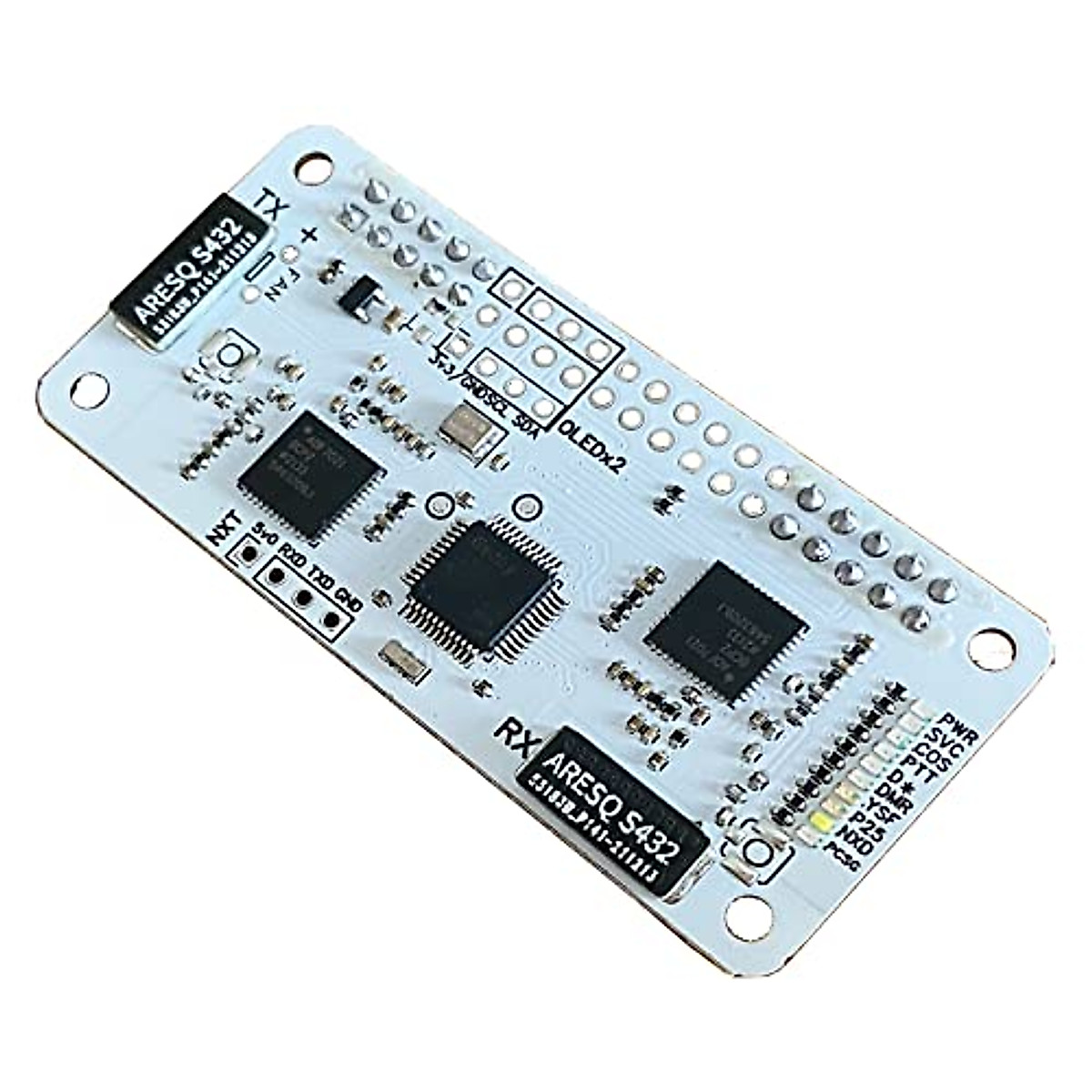 AURSINC MMDVM Duplex Hotspot Module Dual Hat Mini Size Support P25 DMR YSF NXDN DMR for Raspberry pi with USB Port (Without OLED)