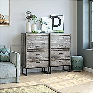Nightstand Bedside Table Drawer Cabinet 4 Drawer Chest,Modern Storage Dresser Tall Nightstand Bathroom Floor Cabinet 4 Drawer Chest Modern Storage Dresser Storage Tower Dresser