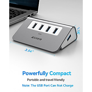 USB 3.0 Hub, 4 Ports USB Hub 5Gbps Multi USB Port Expander USB Extender Aluminum USB Splitter with 3.3ft Cable,USB Multiport Adapter for Laptop,PC,Desktop,Mouse,Keyboard,PC USB A Device