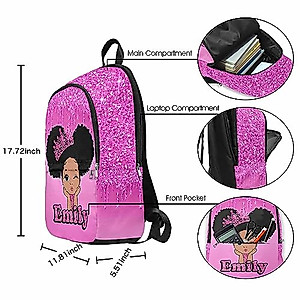 MyPhotoPrint Custom Casual Unisex Bags Backpack Personalized Little Girl With Sunflowers On Leopard Background Waterproof Mummy Backpack