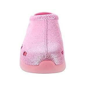 UGG Unisex-Child Tasman Sport Glitter Slip On, Pink, 1 Big Kid