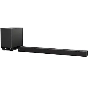 Sony ST5000 7.1.2ch 800W Dolby Atmos Soundbar with Wireless Subwoofer (HT-ST5000), Surround Sound Home Theater experience Black