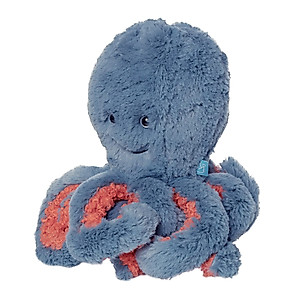 Manhattan Toy Dusty Blue Octopus 12" Ocean Sea Life Stuffed Animal Toy