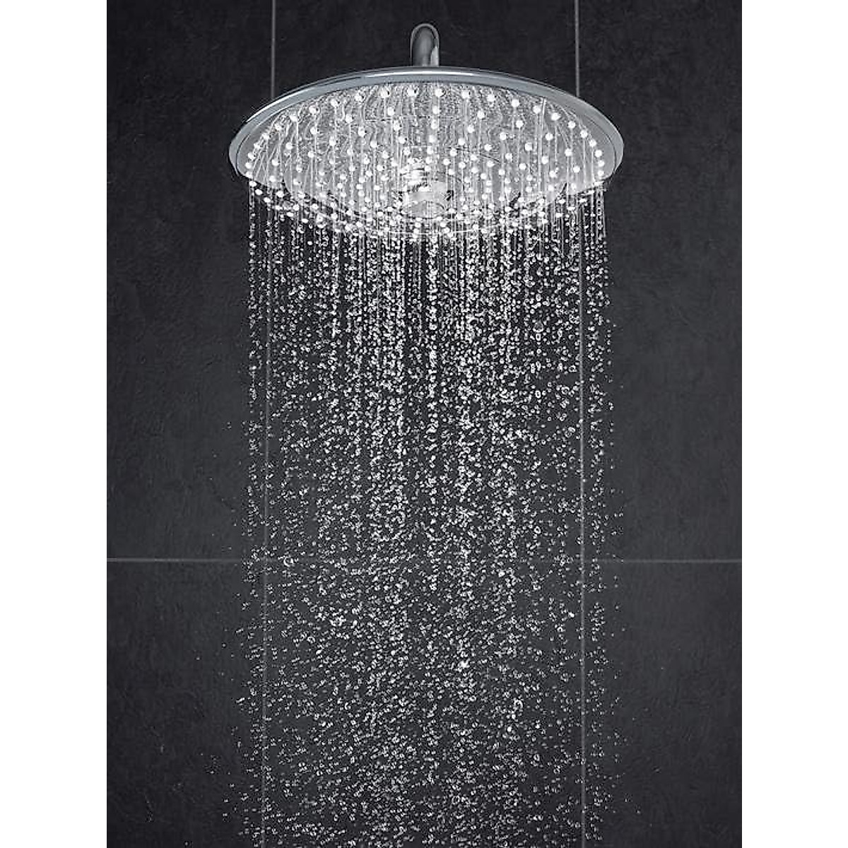 GROHE 26457000 Euphoria Rain Showerhead, 10 Inches Starlight Chrome