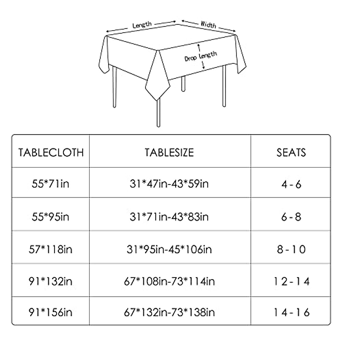 BALCONY & FALCON Washable Linen Rectangular Tablecloth, Waterproof, Oil-Proof, Crease-Proof and Dust-Proof Tablecloth, Used for Gatherings, Restaurants, Kitchens, Banquets (Olive, 55 * 70inch)