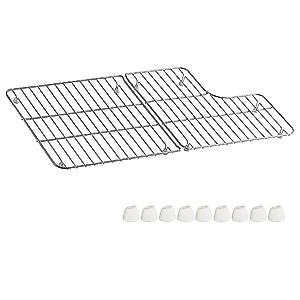 𝟮𝟬𝟮𝟯 𝙐𝙥𝙜𝙧𝙖𝙙𝙚𝙙 K-6639-ST Sink Rack Replacement for Kohler Whitehaven Bottom Basin Rack 6639-ST, K-6488 and K-6489 Stainless Steel Sink Protector Accessories
