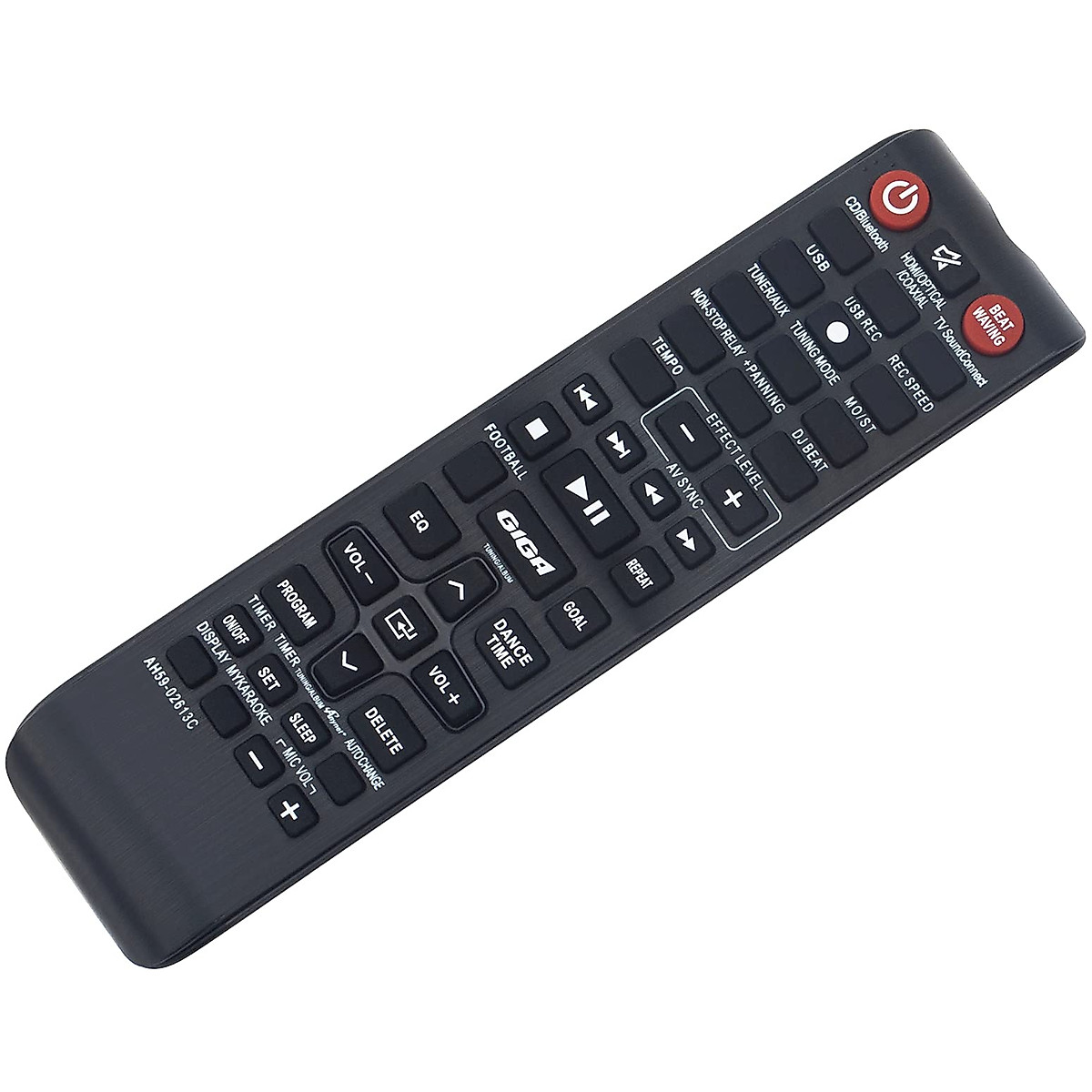 AH59-02613C Replacement Remote Commander fit for Samsung Giga Sound System MX-HS8500 MX-HS9000 MX-HS7000 MX-HS6000 MX-HS7000/ZA MX-HS9000/ZA MX-HS6000/ZA MX-HS8500/ZA