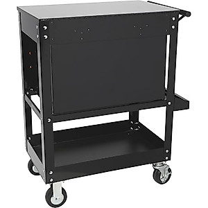 Ironton 30in. 5-Drawer Mechanic's Tool Cart - 33-7/8in.L x 17-5/8in.W x 39-1/8in.H, 700-Lb. Capacity
