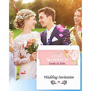 Poever Blank-Cards-and-Envelopes 60 Pack - 4 x 5.5 Folded Cardstock with A2 White Envelopes-for-Invitation, Heavyweight Blank-Note-Cards-and-Envelopes Self Seal Printable for Greeting Party Birthday