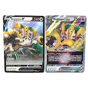 Regigigas V & VSTAR - 114/159 - Crown Zenith - Pokemon Ultra Rare Card Lot