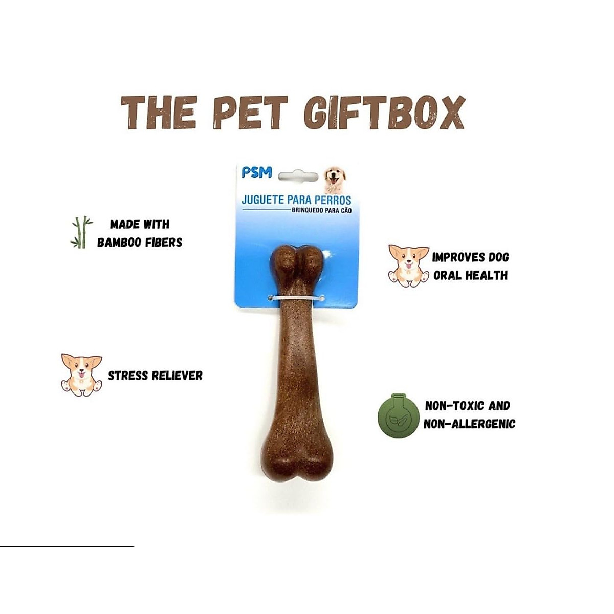 Dog Chew Toys, The Vitamin Shop for Hard Chewers, Your Healthy Pet Friend with The Taste of Real Meat