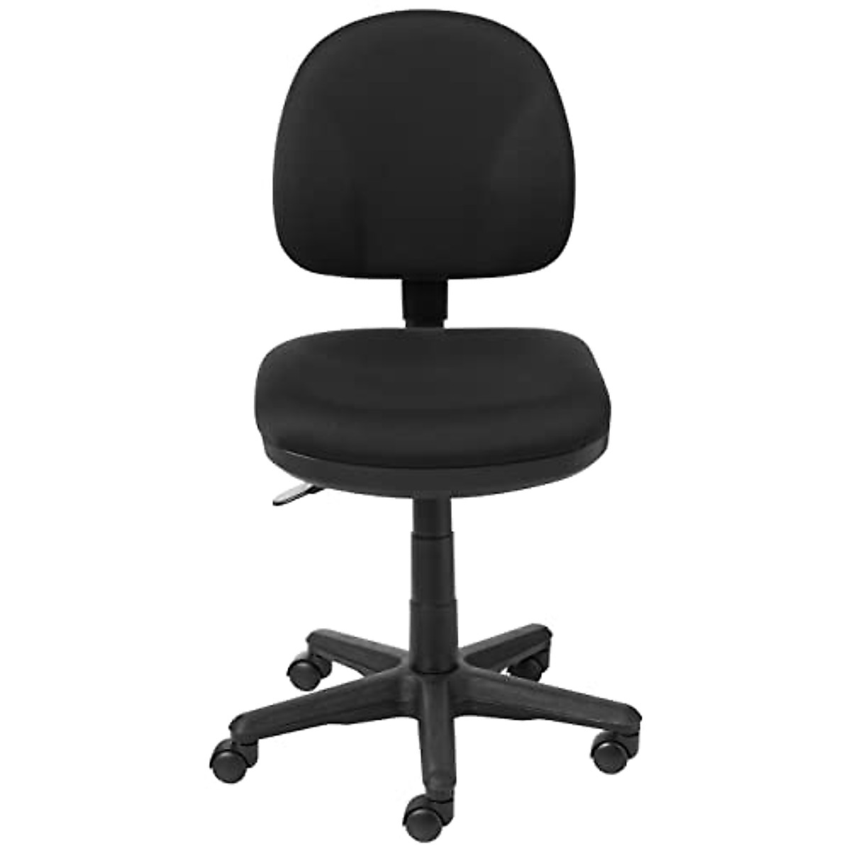 Office Star Pneumatic Sculptured Task Chair with Thick Padded Seat and Built-in Lumbar Support, Coal FreeFlex
