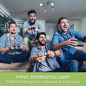 Sigalux GU10 LED Light Bulbs, Dimmable 5000K Daylight White Natural Light, 4.5W 450LM, MR16 LED Bulb Equivalent 50W Halogen Replacement, 35 Degree Spot for Track Light Bulb, Pack of 8