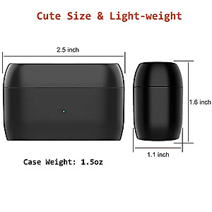 Heyeke Charging Case for Jabra Elite 85t, Replacement Charger Dock Cradle Case Cover Capacity 700mah (Earbuds Not Included)