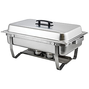 Winco 1440670 Chafer, Full Size, Silver