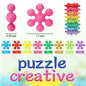 FALDAA 400 Pieces Building Blocks Kids STEM Toys Educational Building Toys Discs Sets Interlocking Solid Plastic Building Blocks for Preschoolers Kids Boys and Girls Aged 3+ Kids Toys (400PCS)