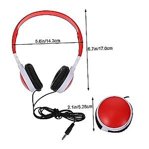 KICHOUSE Stereo Headphones Wired 1pc 's Headphones Noise Cancelling Headphones Noise Cancelling Ear Muffs Noise Headphones Cancelling Wired Headphones Headphones Music Boys Earmuffs