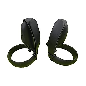 VR Controller Adjustable Knuckle Straps for Oculus Quest/ Oculus Rift S Touch Handle Microfiber Cloth Grips (1 Pair)