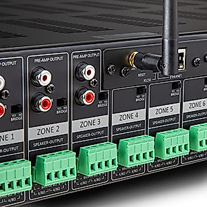 OSD Nero Max12: 6-Zone, 6-Source Amplifier 80W Power, Multi-Room Audio Control, App Integration for iOS & Android, Expand up to 18 Zones, Control4 Driver Support