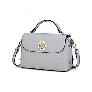 MKF Collection Crossbody Bag for Women, Designer Crossover Lady Handbag Messenger Purse