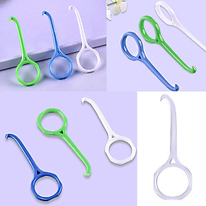 Wenplus 4 Pieces Aligner Removal Tool for Invisible Removable Braces, Invisible Braces Removal Hooks, 4 Colors