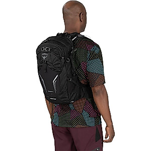 Osprey Syncro 20L Men's Hiking Backpack with Hydraulics Reservoir, Black